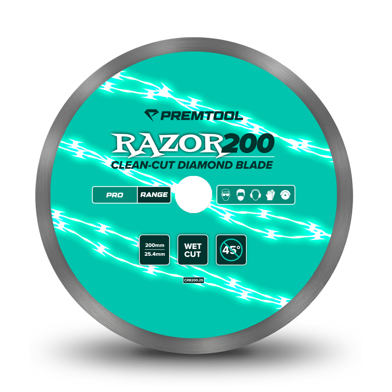PREMTOOL Razor Pro Continuous Rim Diamond Blade | Pro Tiler Tools